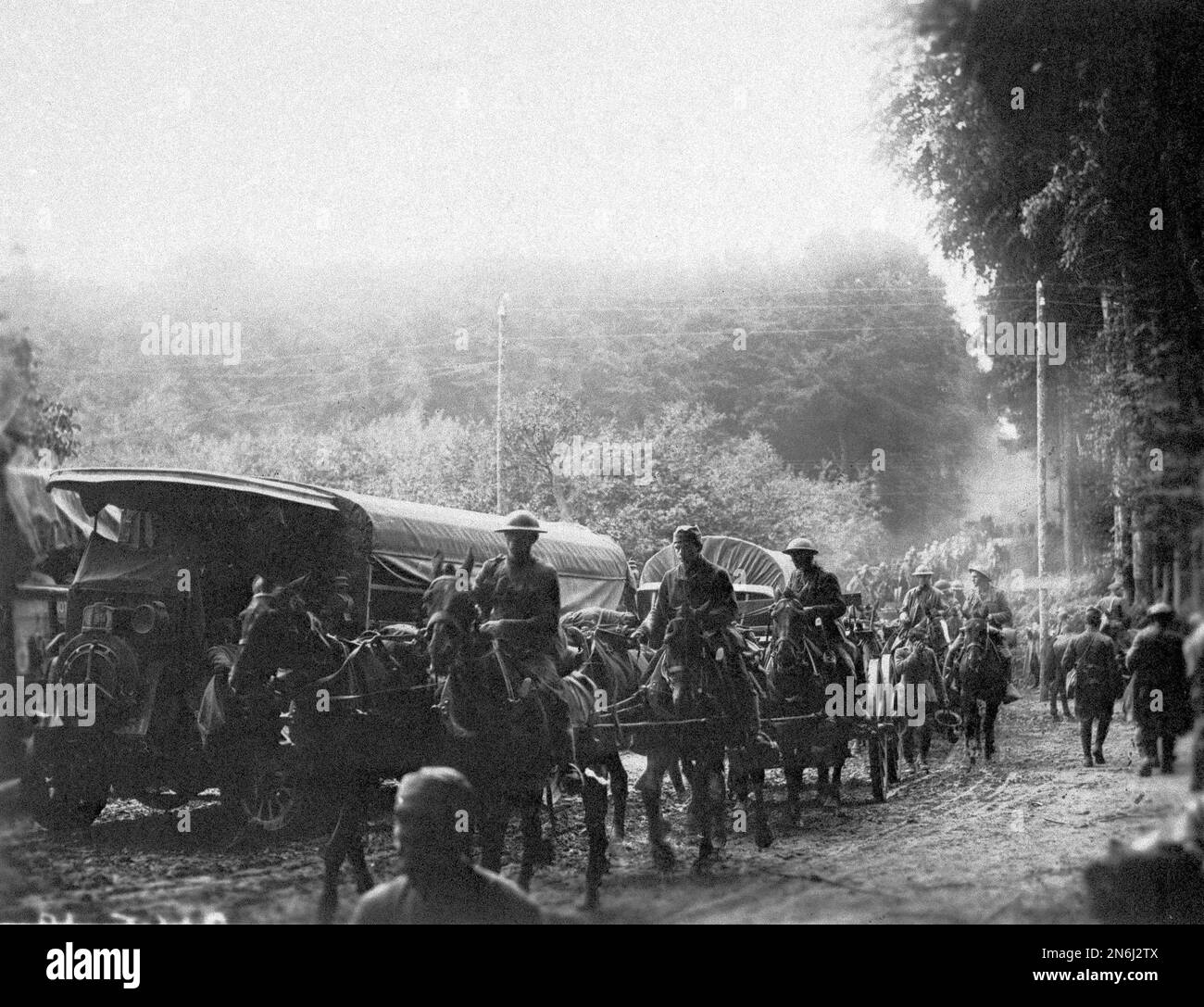 U.S. Army is shown in France during the Great War, undated. (AP Photo ...