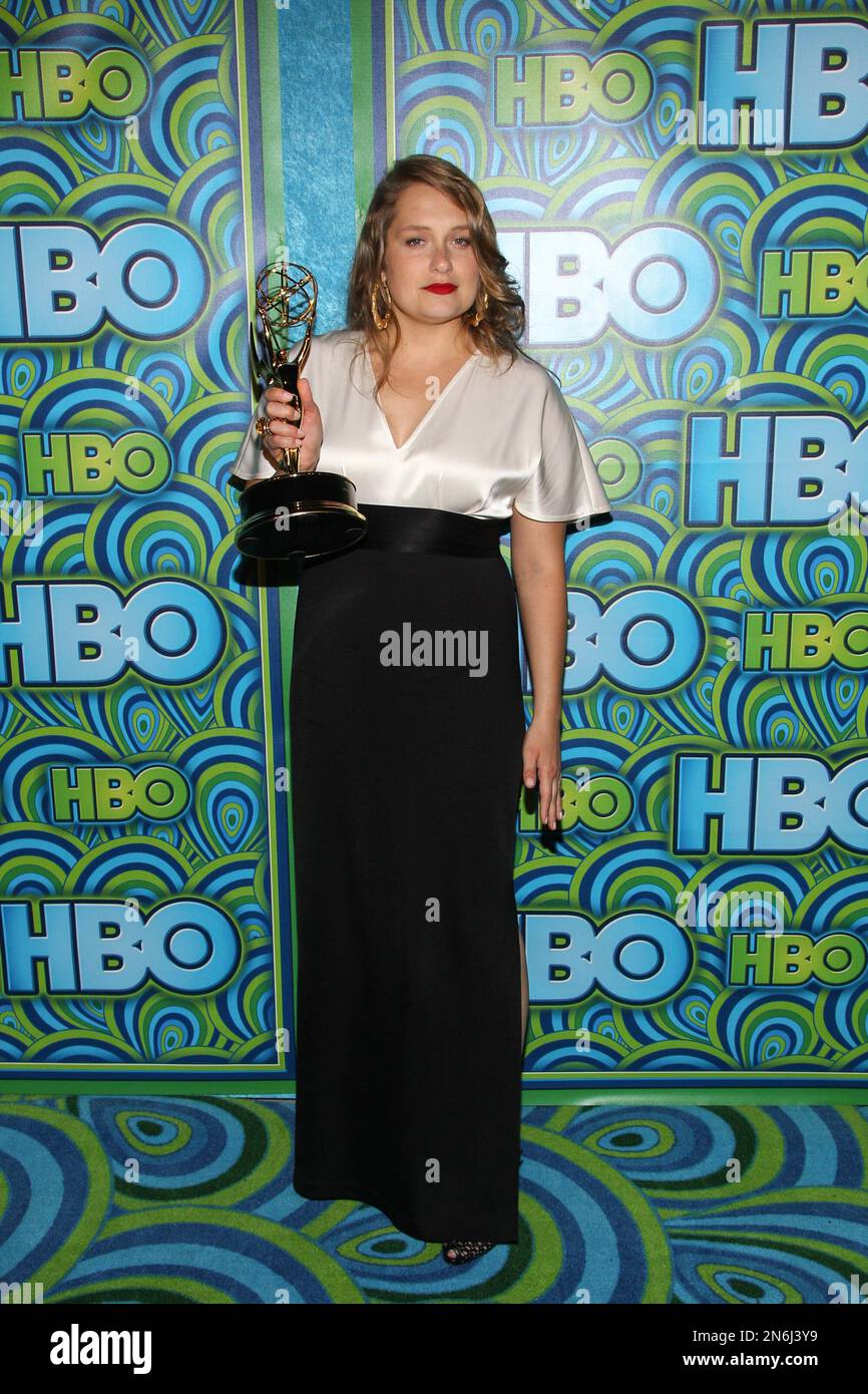 Actress Merritt Wever arrives at the HBO Primetime Emmy's After Party ...