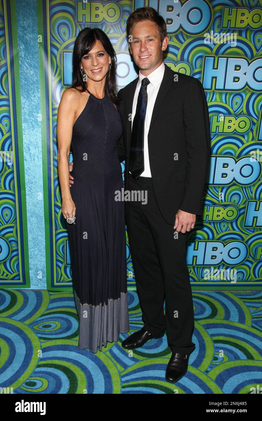 Actress Perrey Reeves (L) arrives at the HBO Primetime Emmy's After ...