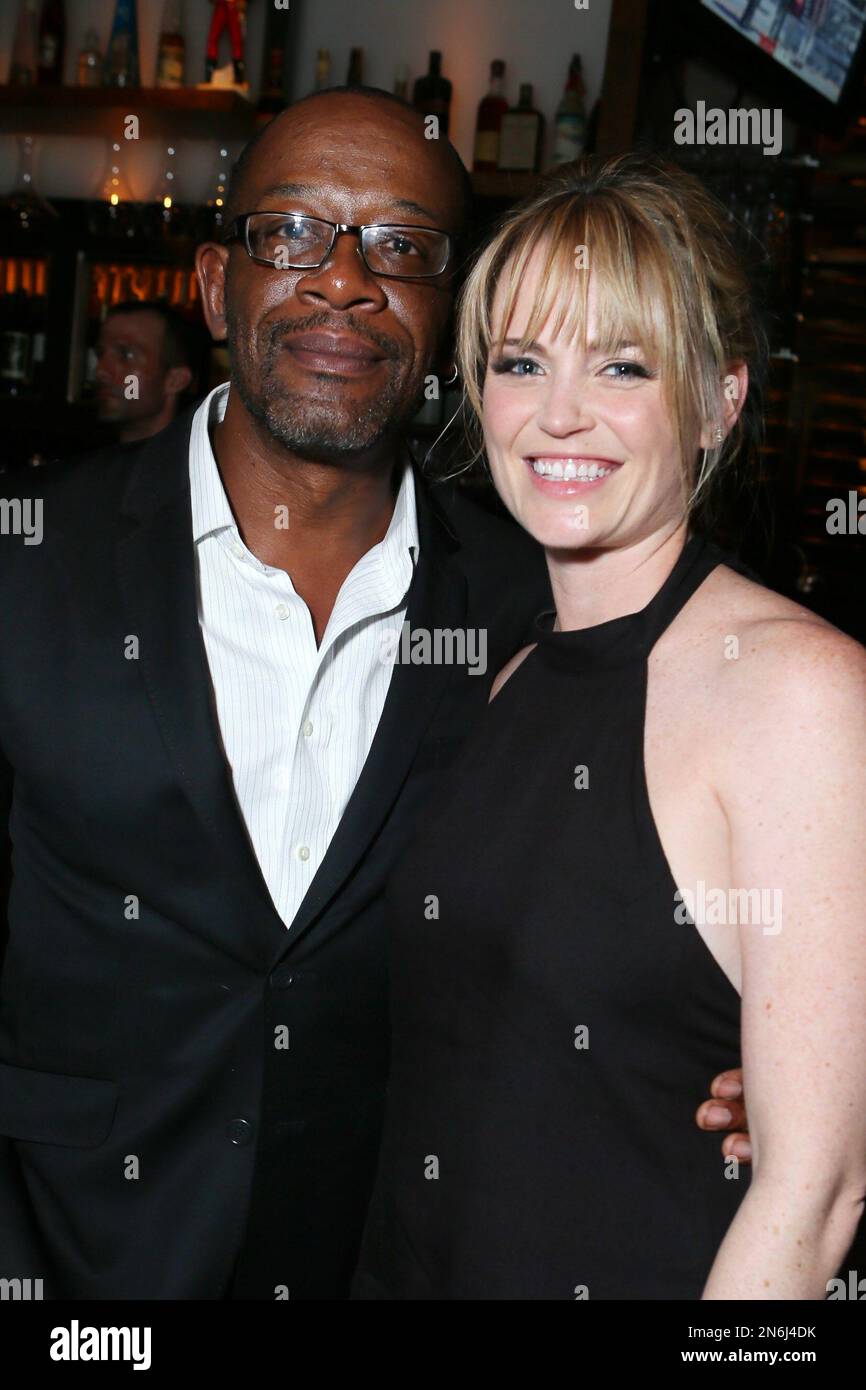Lennie James, left, and Sprague Grayden attend the AMC, IFC, Sundance ...