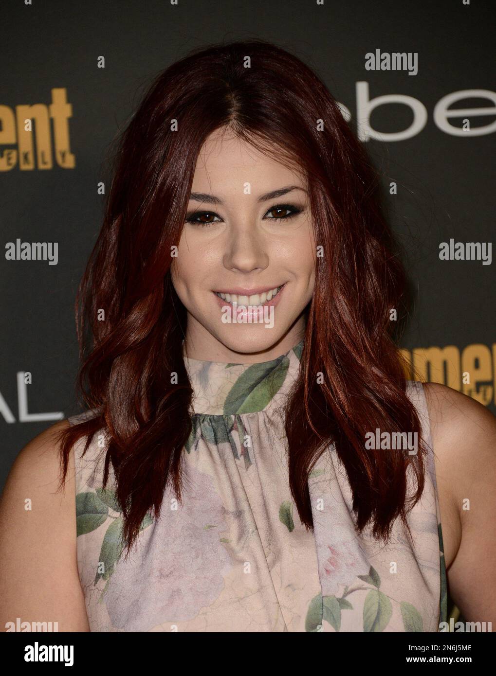 Actress Jillian Rose Reed arrives at the 2013 Entertainment Weekly Pre ...