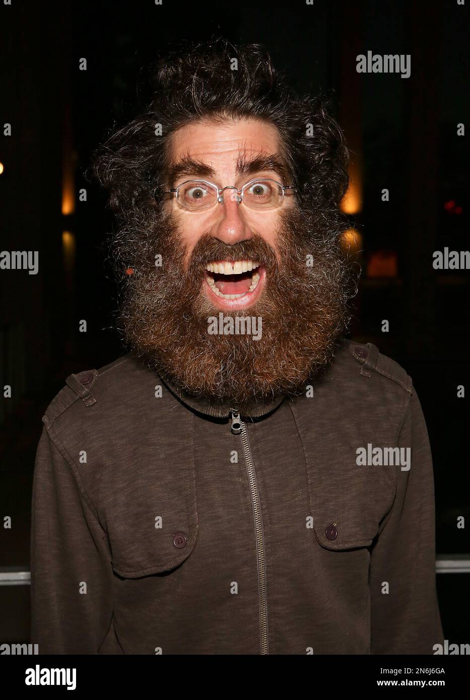 John Gilkey, actor/Cirque du Soleil clown, poses during the arrivals ...