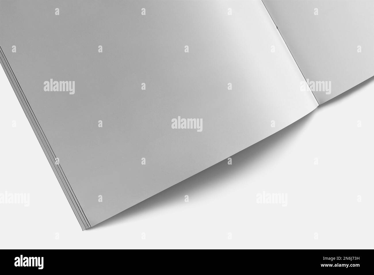 Square Brochure Mockup 3D Rendering Business Design Stock Photo - Alamy