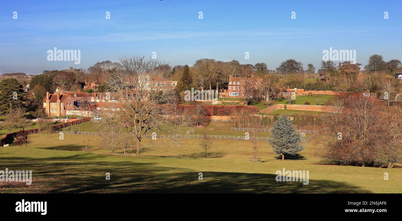 Ewelme village in panorama hi-res stock photography and images - Alamy
