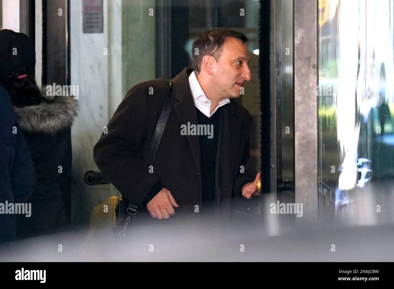 Brighton and Hove Albion owner and chairman Tony Bloom arrives at the ...