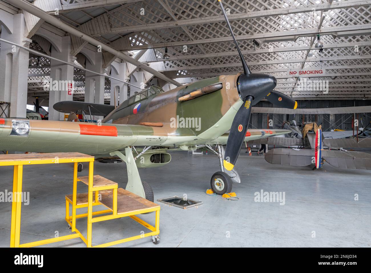 Imperial War Museum Duxford , Hurricane Stock Photo - Alamy