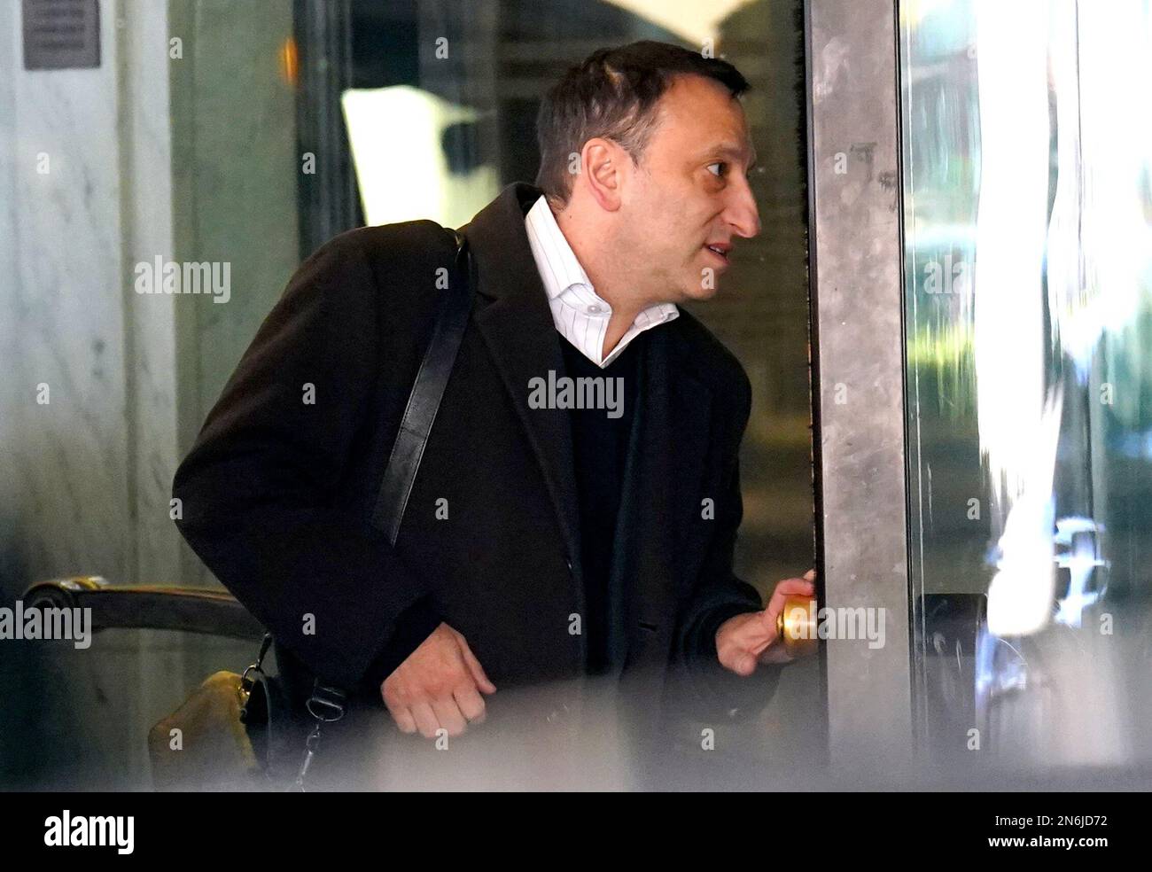 Brighton and Hove Albion owner and chairman Tony Bloom arrives at the ...