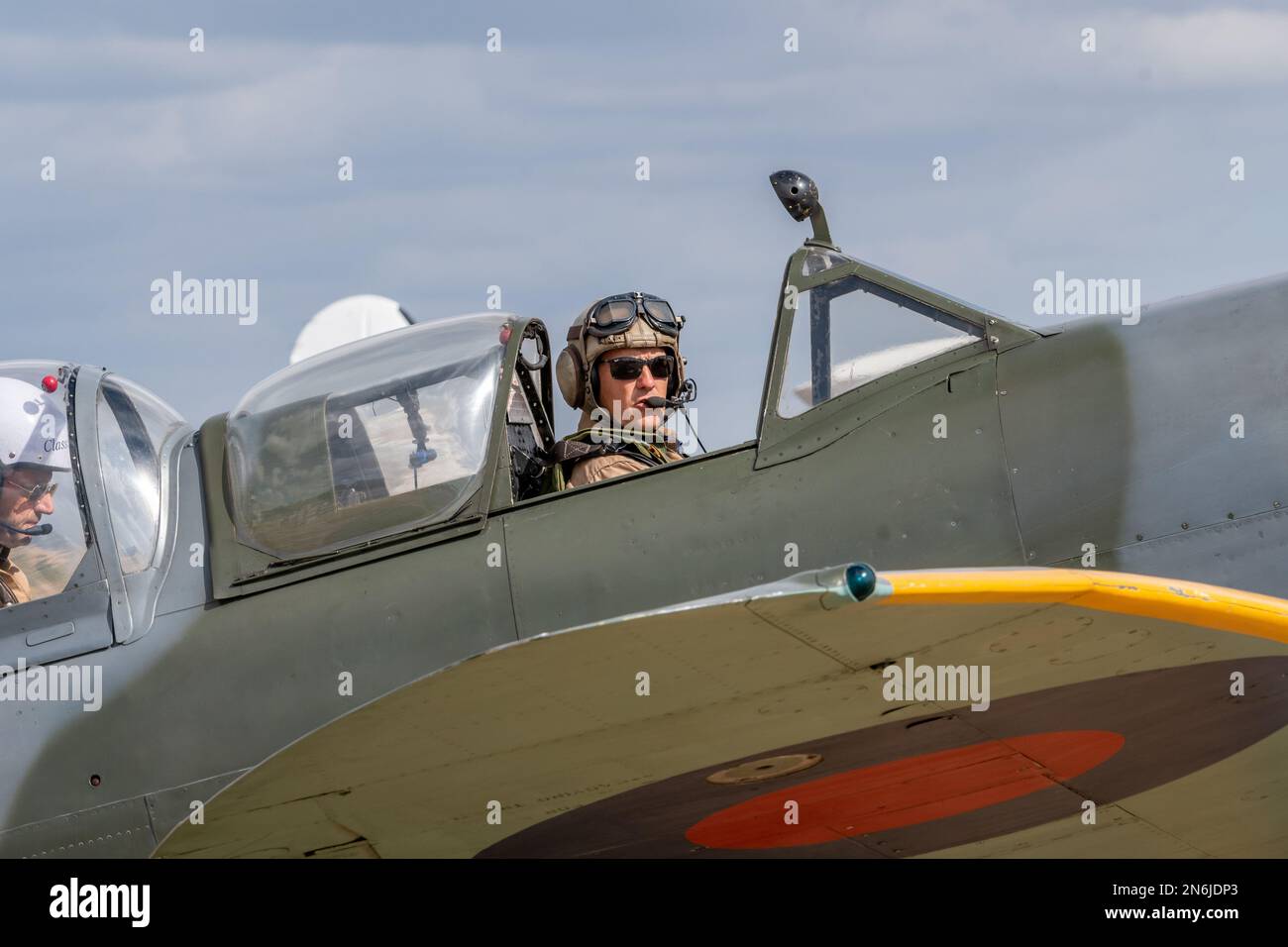 Imperial War Museum Duxford , Spitfire Stock Photo - Alamy