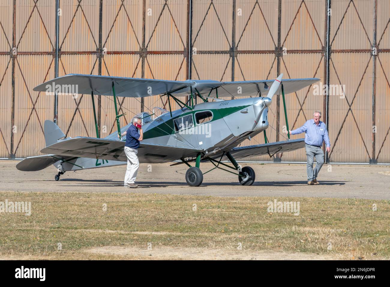 Fox moth plane hi-res stock photography and images - Alamy