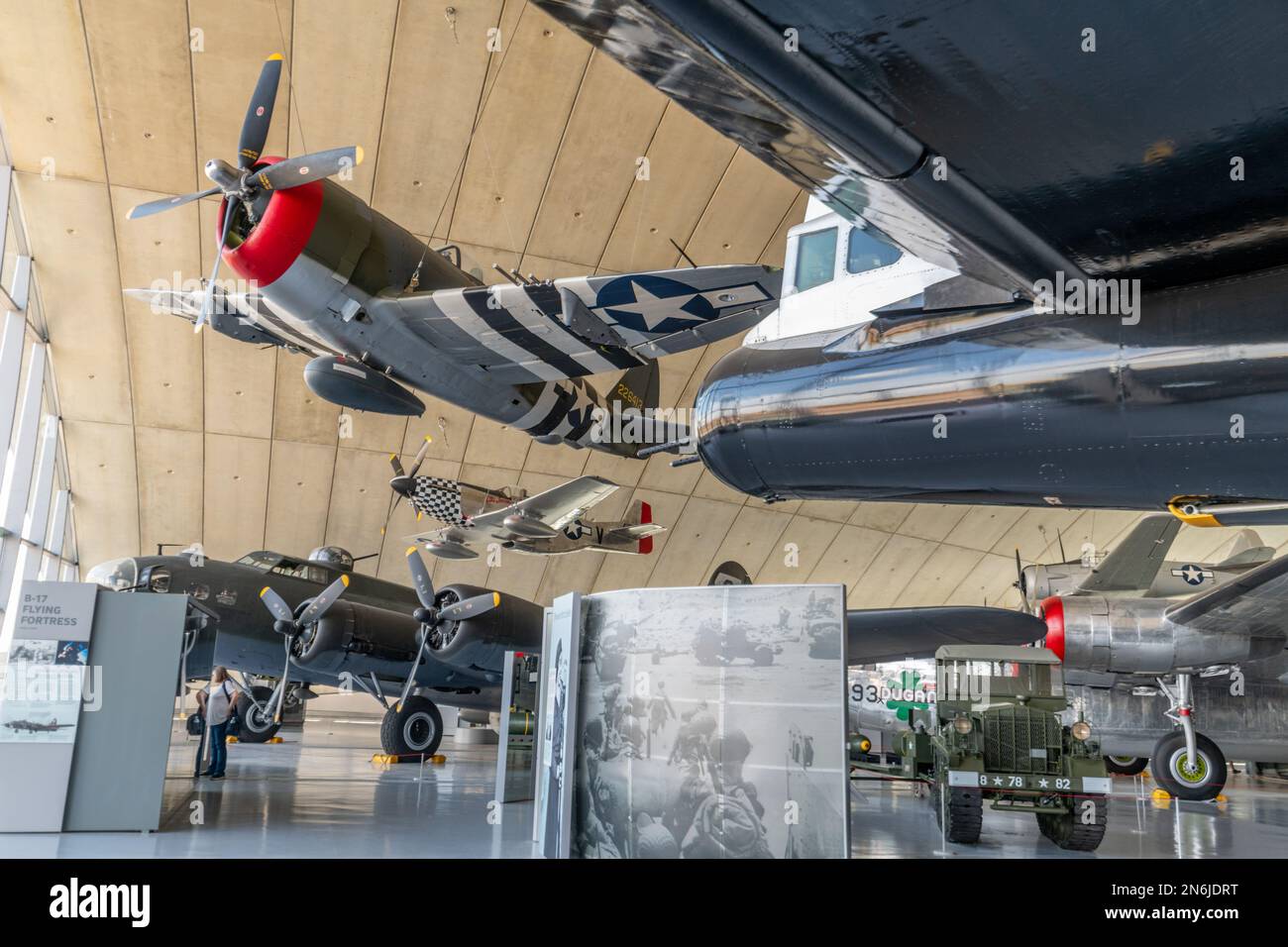 Imperial War Museum Duxford , American Air Museum Stock Photo - Alamy