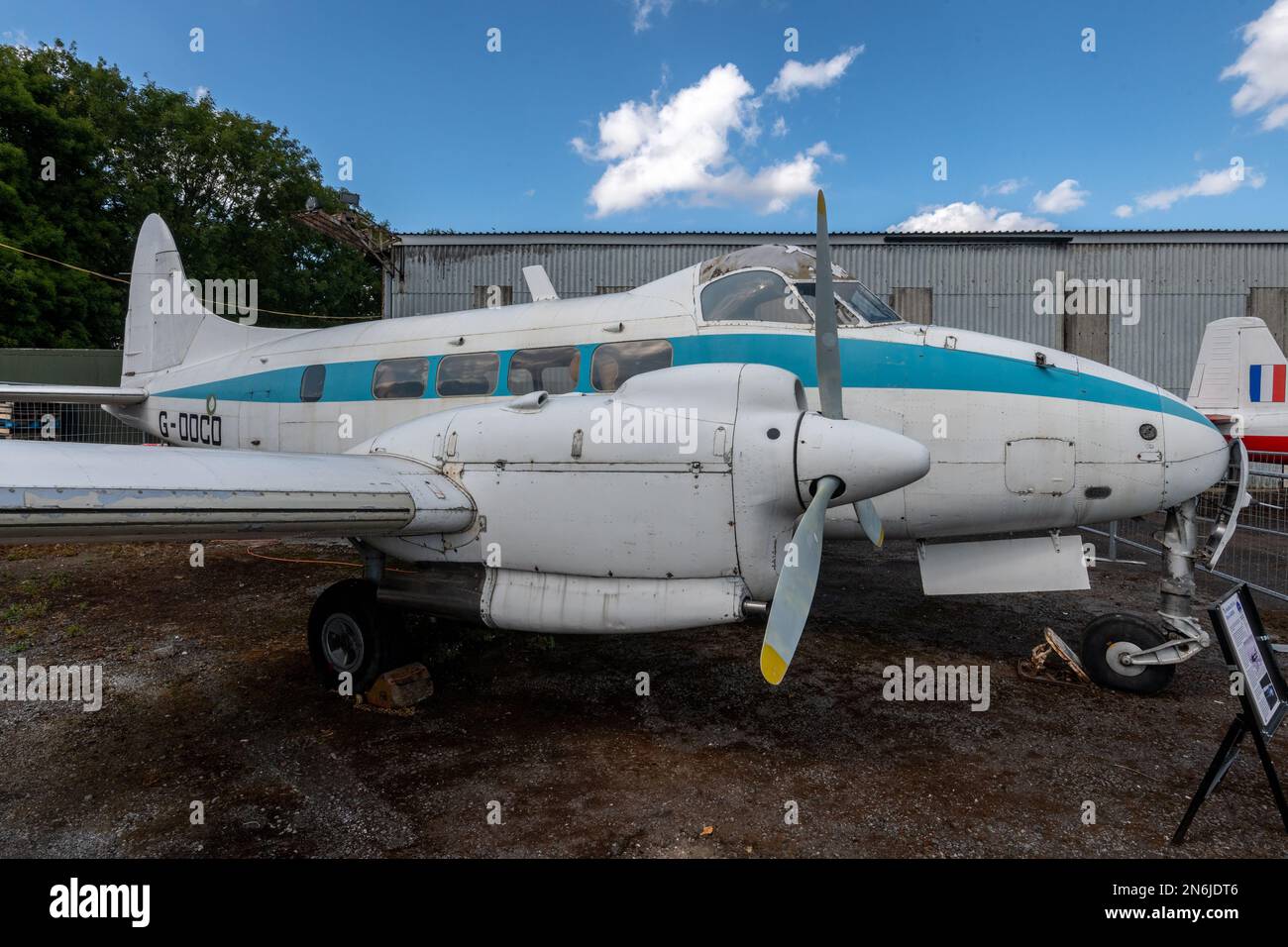 The South Yorkshire Aircraft Museum at RAF Doncaster site Stock Photo ...