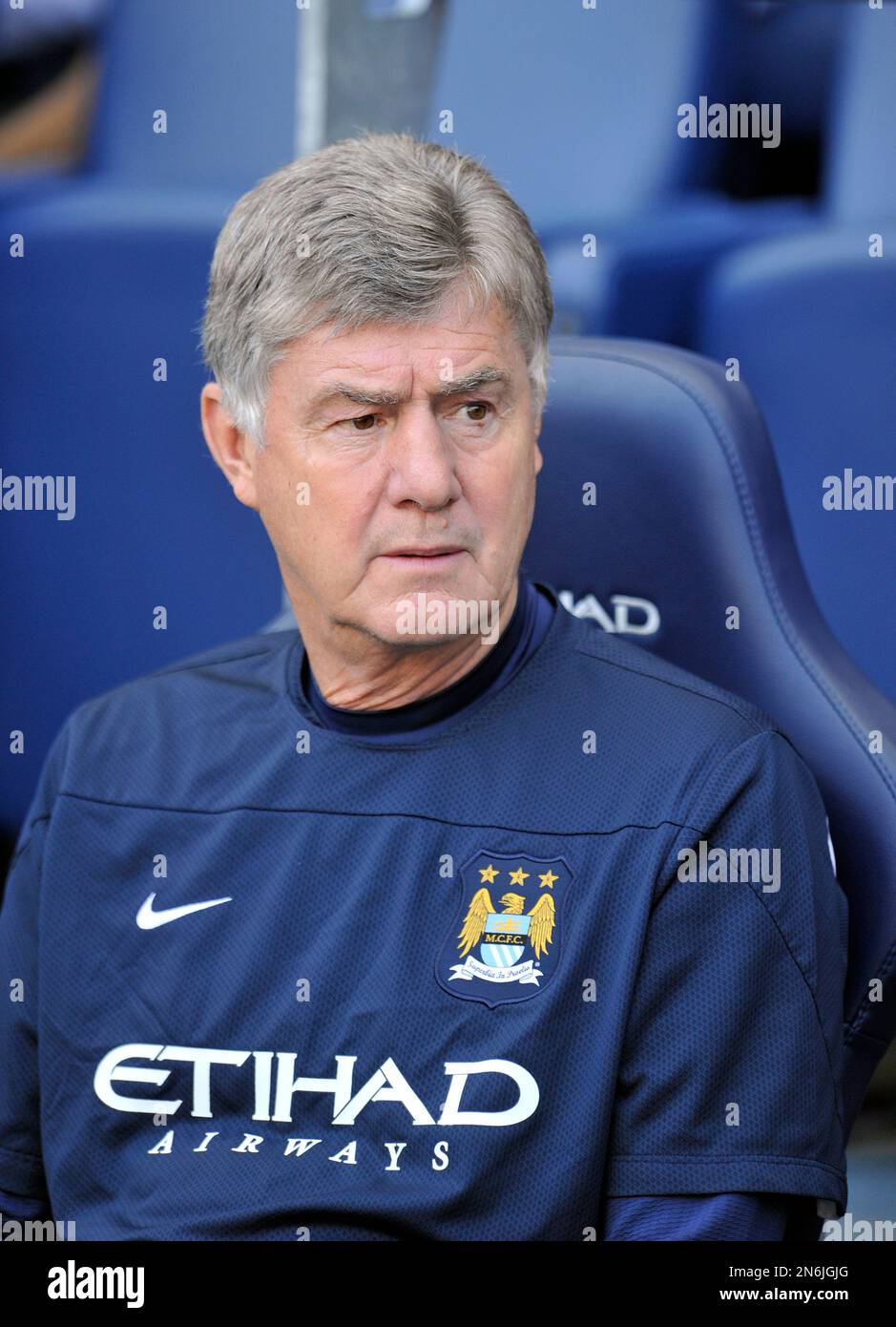 Manchester City's Assistant manager Brian Kidd during their English ...