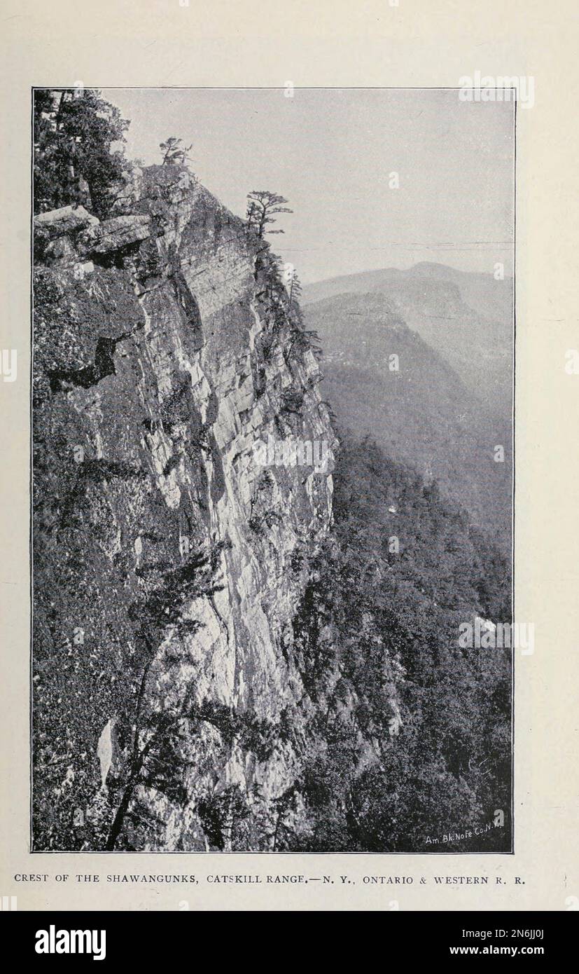 Crest of the Shawangunks, Catskill Range from the Article Famous ...