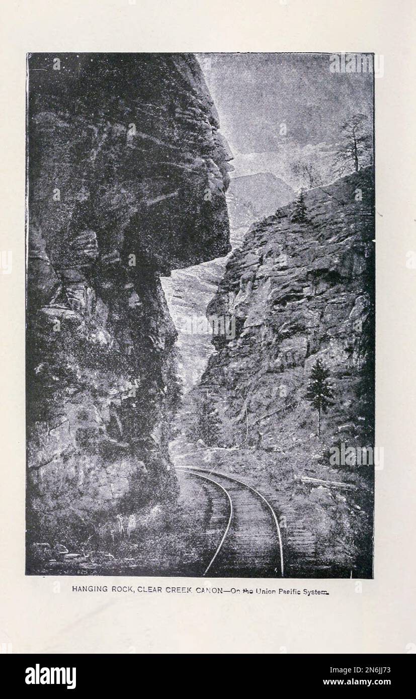 Hanging Rock, Clear Creak Canon on the Union Pacific System Scenery on ...
