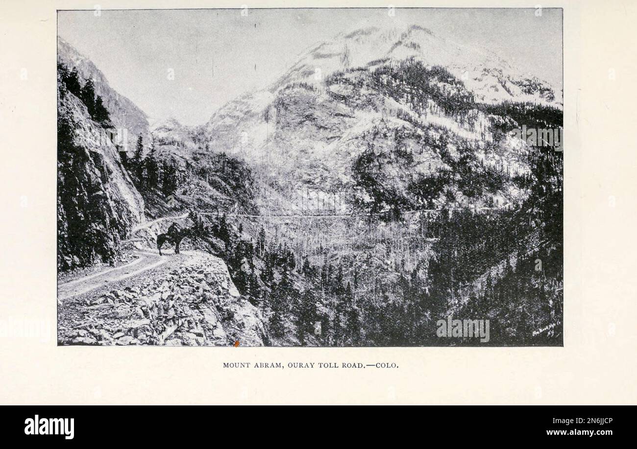 Mount Abram, Ouray Toll Road, Colorado Scenery on American Railroads ...