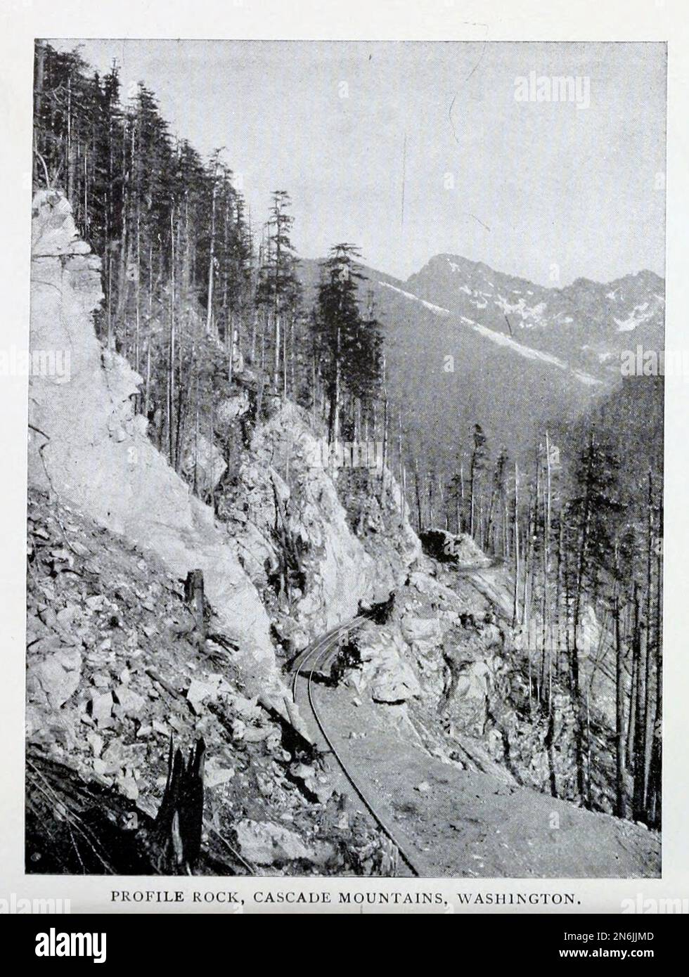 Profile Rock, Cascade Mountain, Washington Scenery on American ...