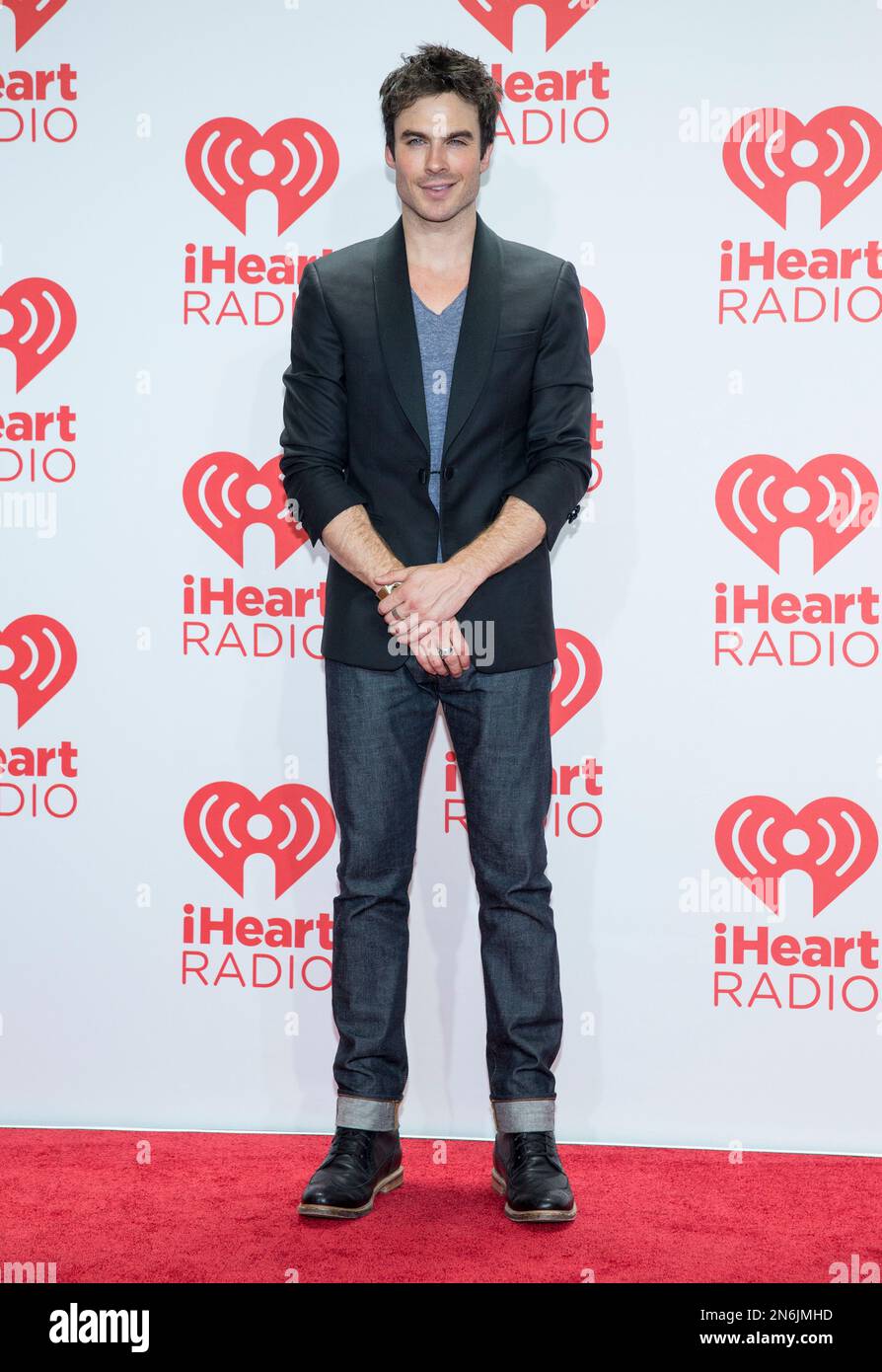 Ian Somerhalder arrives at the iHeartRadio Music Festival, Saturday ...