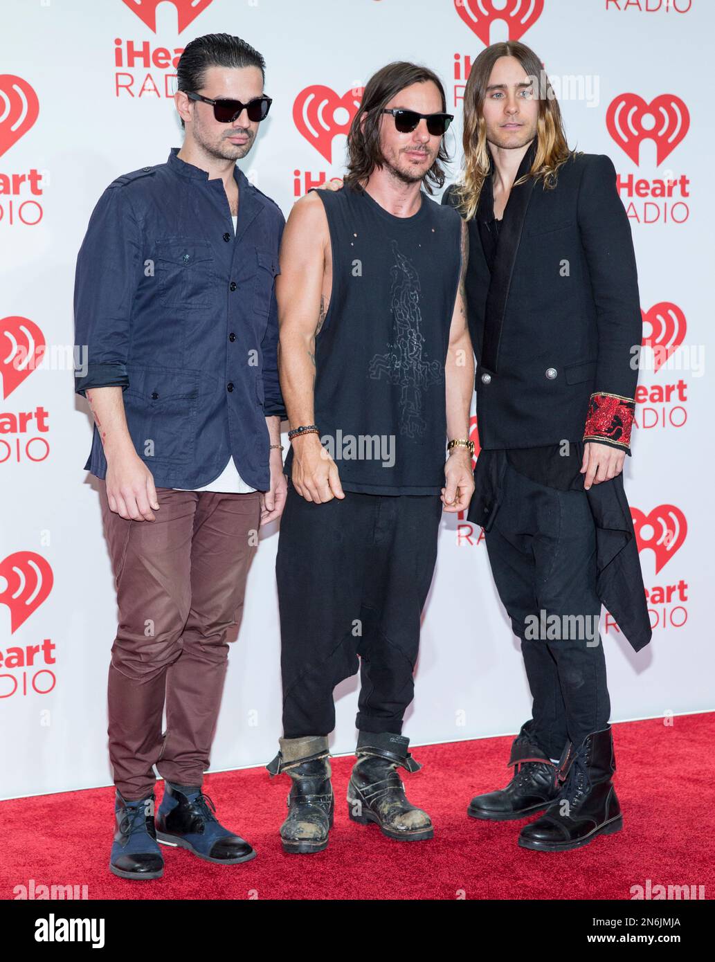 Shannon Leto left, Tomo Milicevic and Jared Leto of Thirty Seconds to ...