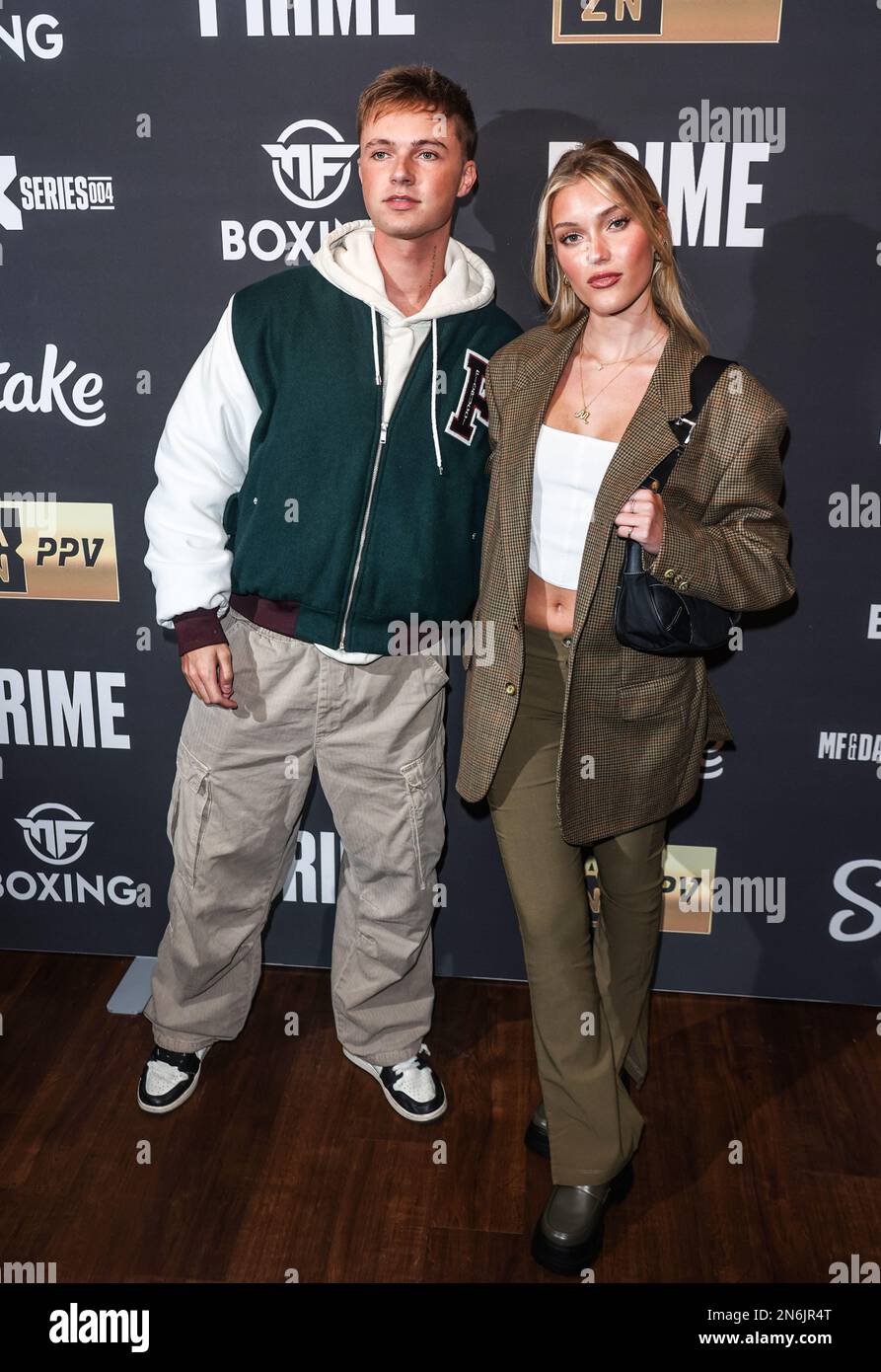 HRVY and Mimi Slinger seen attending the KSI vs FaZe Temperrr MF ...