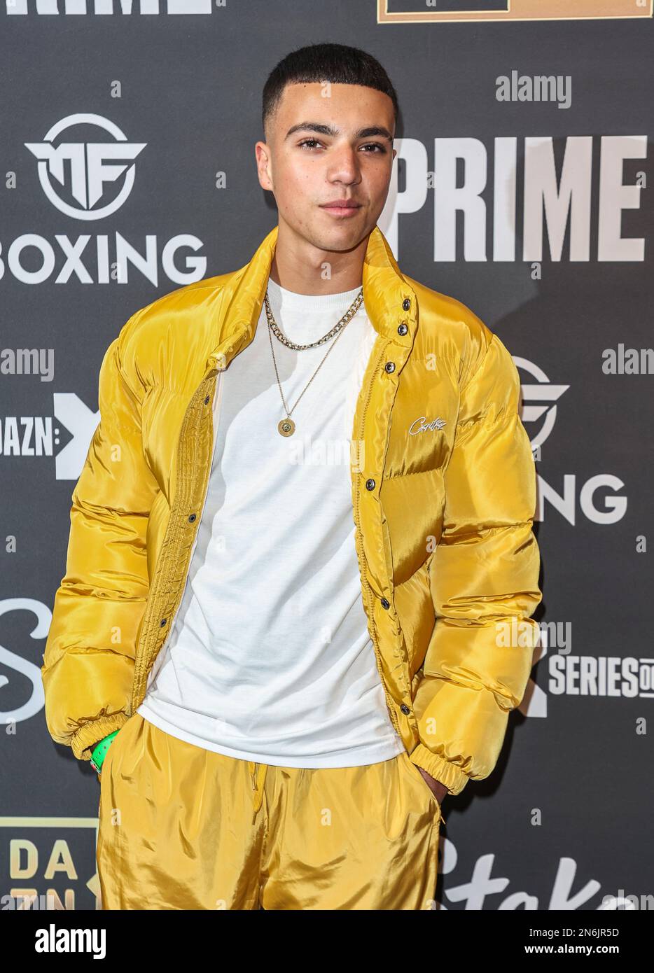 Junior Andre seen attending the KSI vs FaZe Temperrr MF Cruiserweight ...