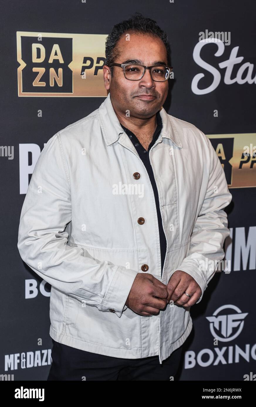 Krishnan Guru-Murthy seen attending the KSI vs FaZe Temperrr MF ...