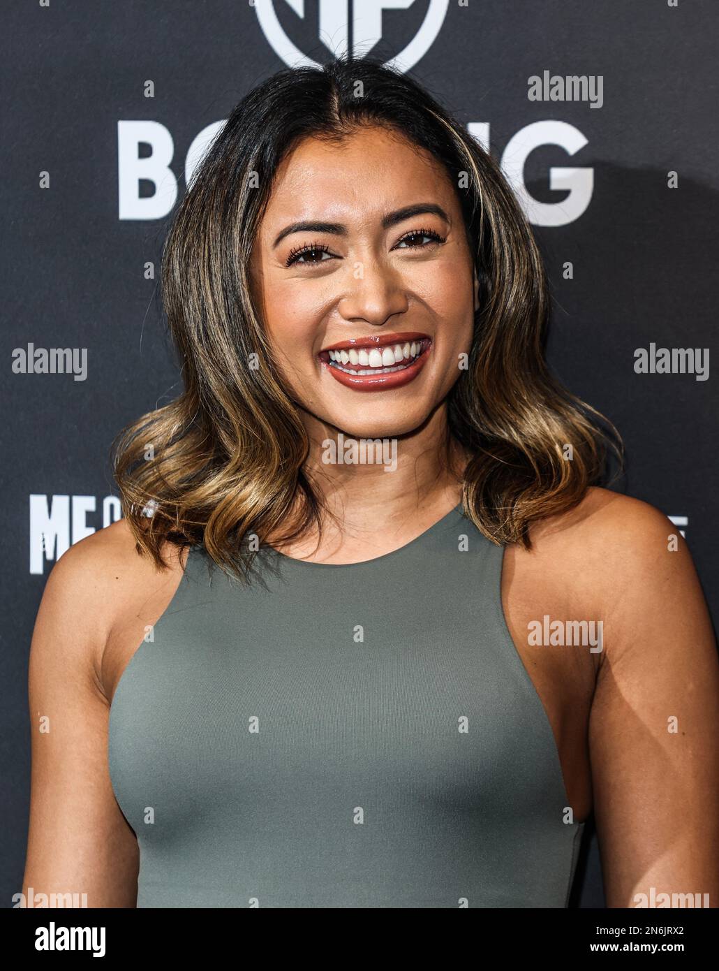 Kaz Crossley seen attending the KSI vs FaZe Temperrr MF Cruiserweight ...