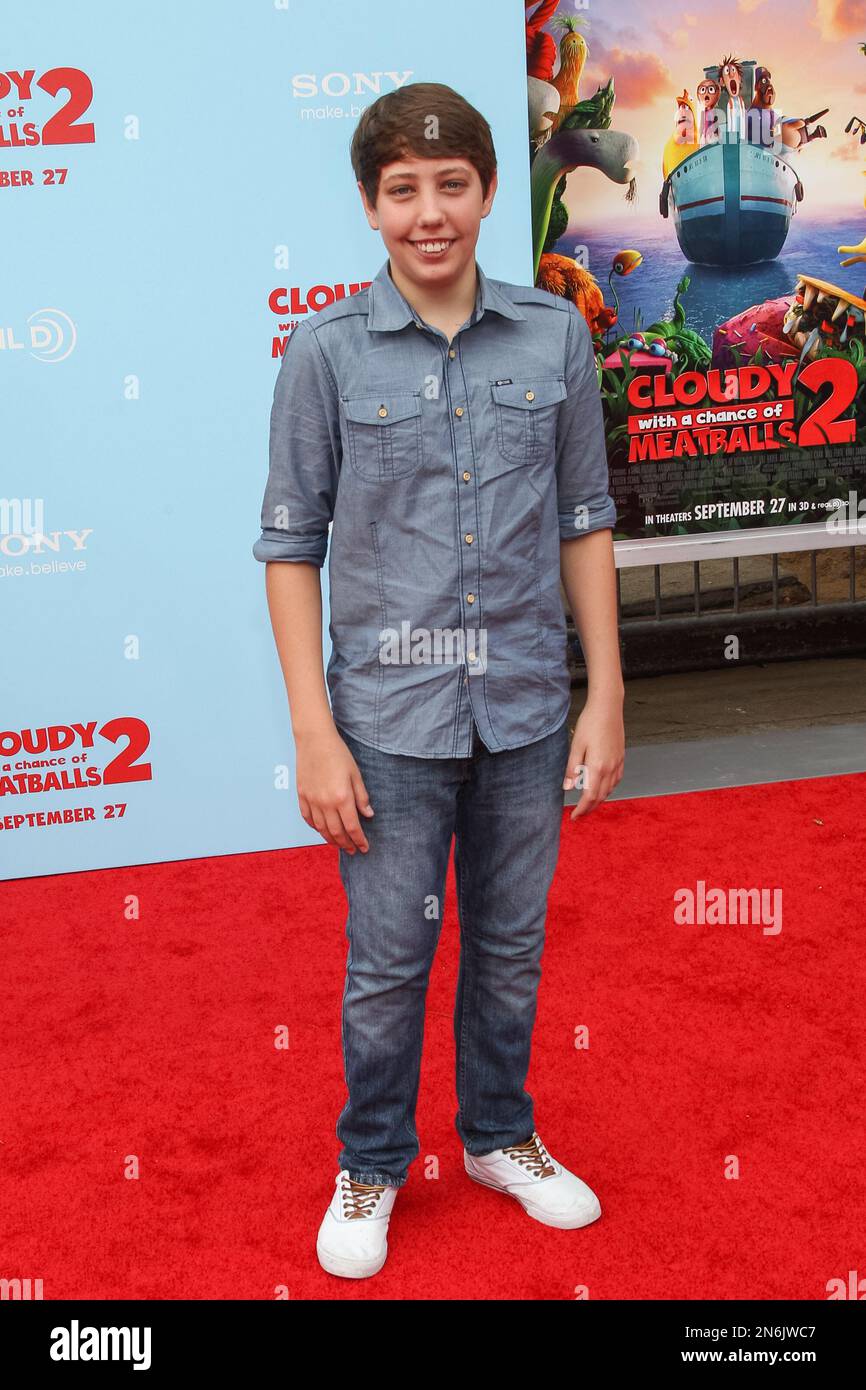 Actor Ryan Lee arrives at the premiere of "Cloudy with a Chance of ...