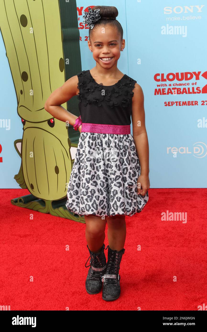 Dancer Asia Monet Ray arrives at the premiere of "Cloudy with a Chance ...