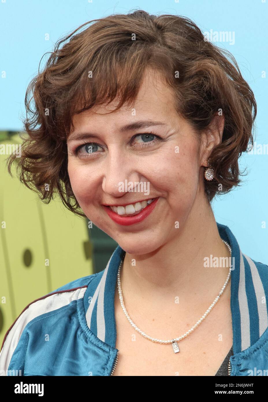 Actress Kristen Schaal arrives at the premiere of "Cloudy with a Chance ...