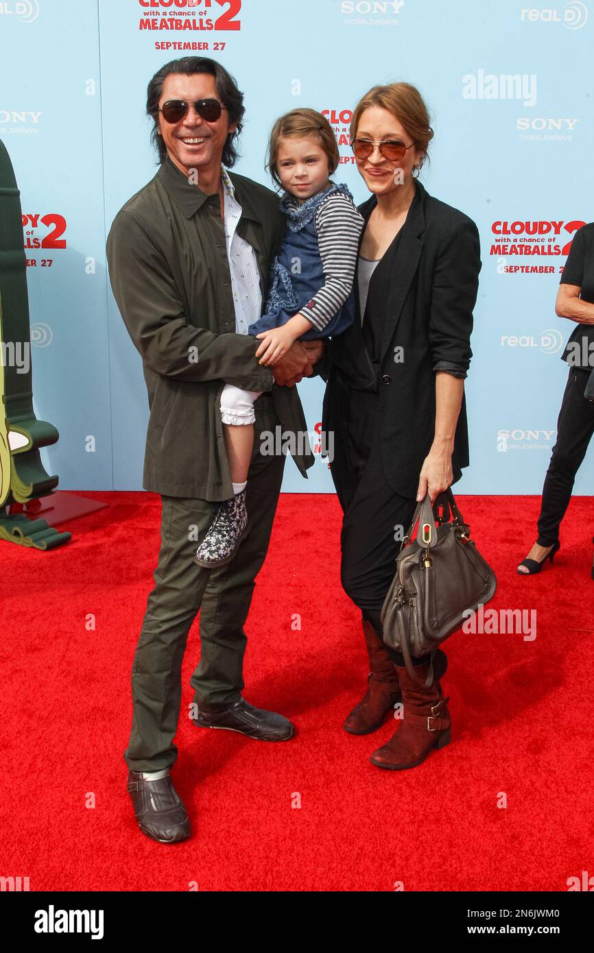 Actor Lou Diamond Phillips arrives at the premiere of "Cloudy with a ...
