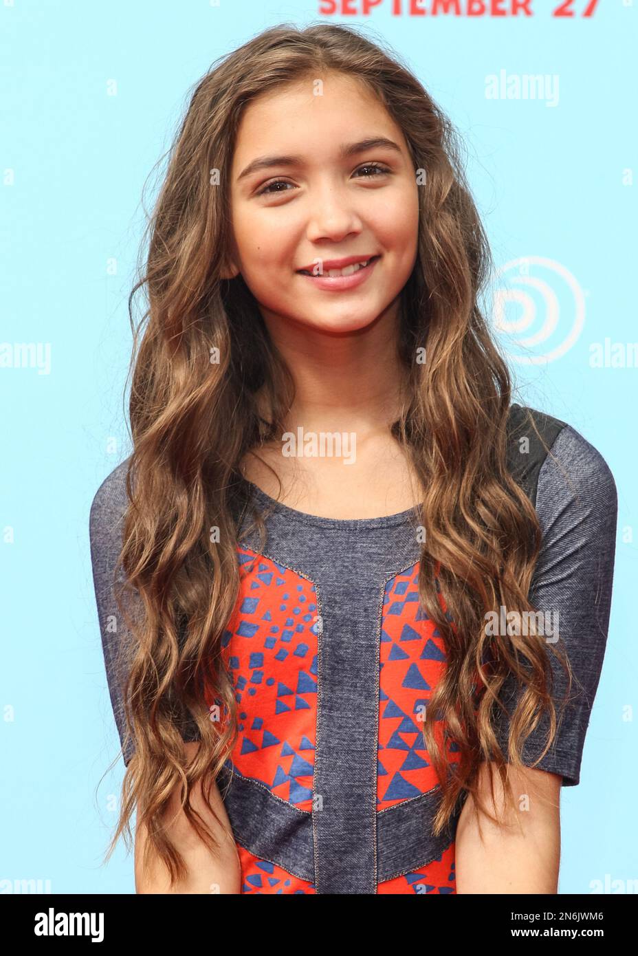 Actress Rowan Blanchard arrives at the premiere of "Cloudy with a ...