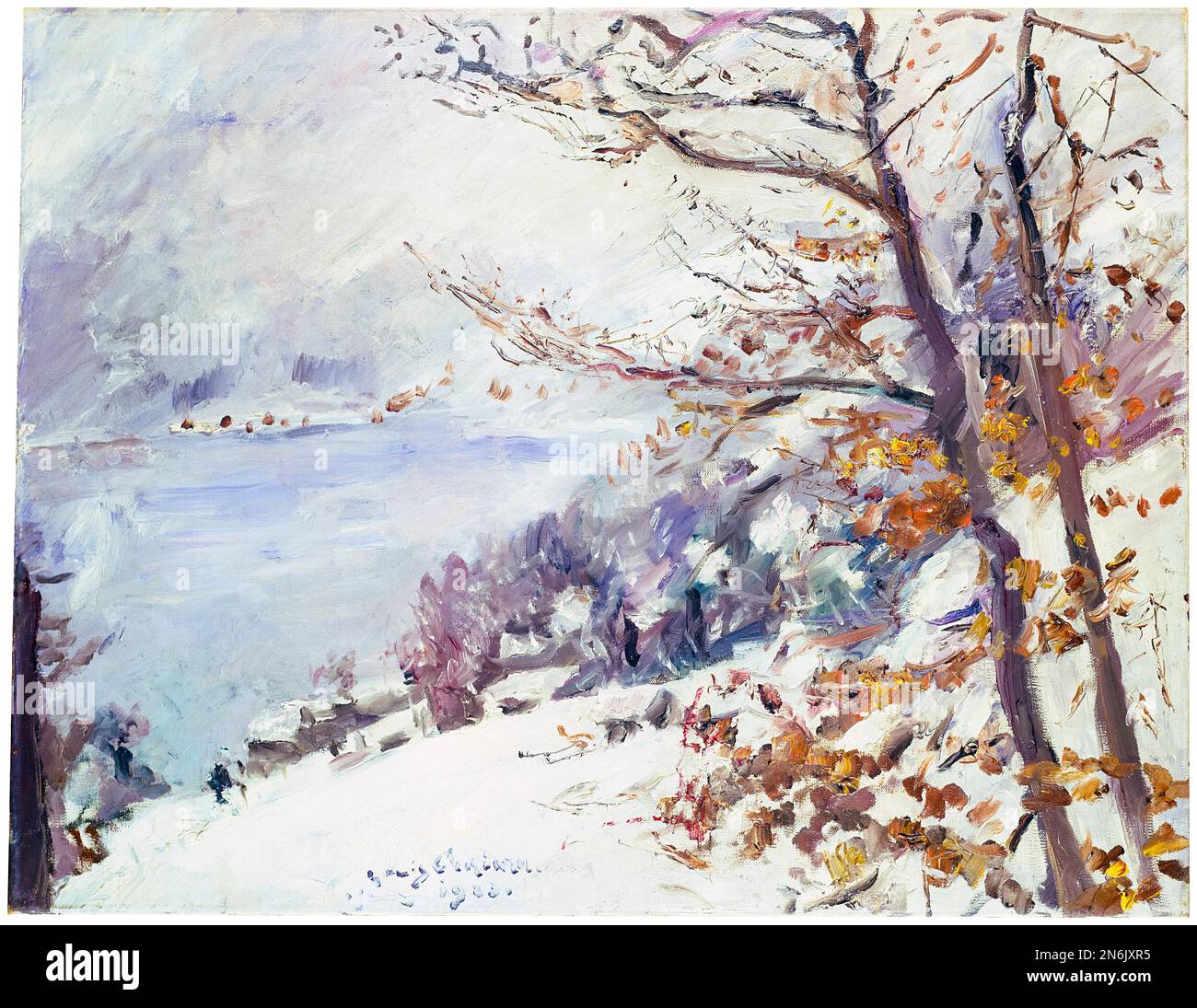 Abstract Winter Landscape Paintings
