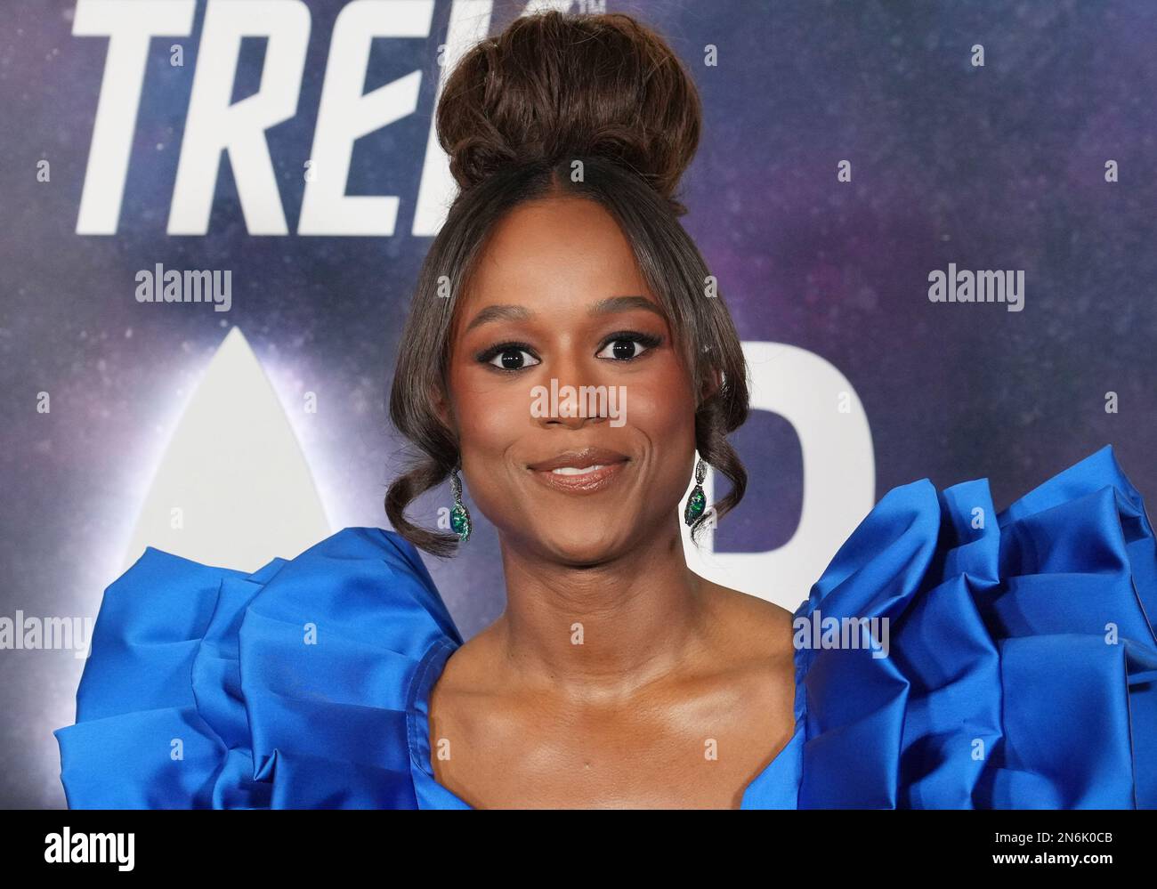 Hollywood, CA , February 9, 2023. Ashlei Sharpe Chestnut arrives at the ...