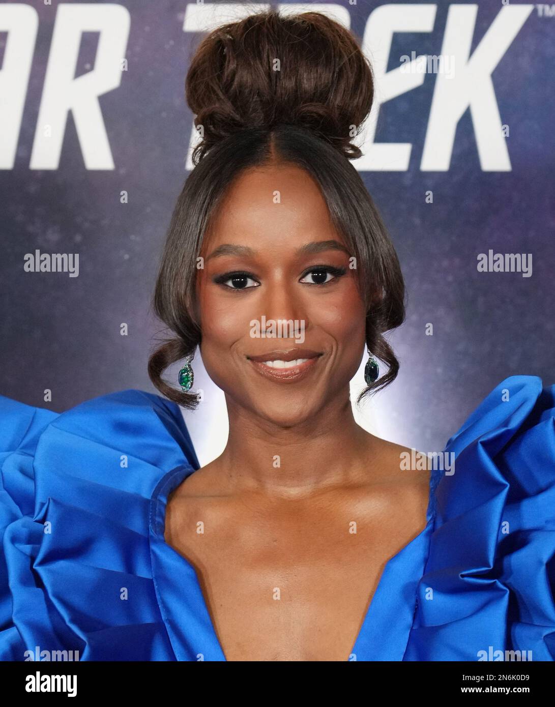 Los Angeles, USA. 09th Feb, 2023. Ashlei Sharpe Chestnut arrives at the ...