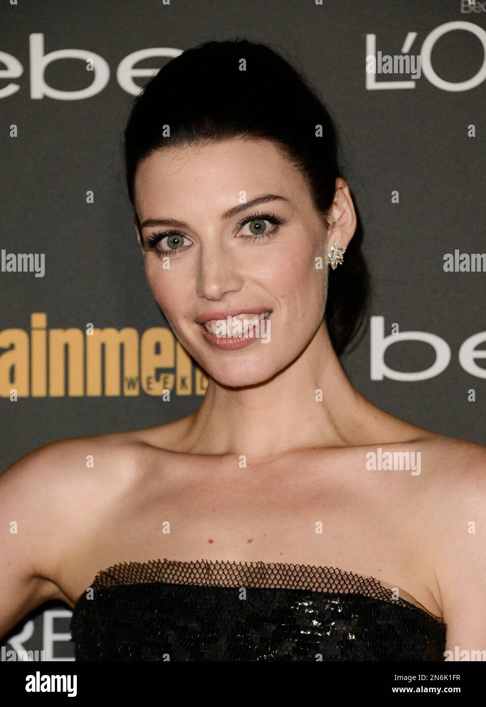 Actress Jessica Pare arrives at the 2013 Entertainment Weekly Pre-Emmy ...
