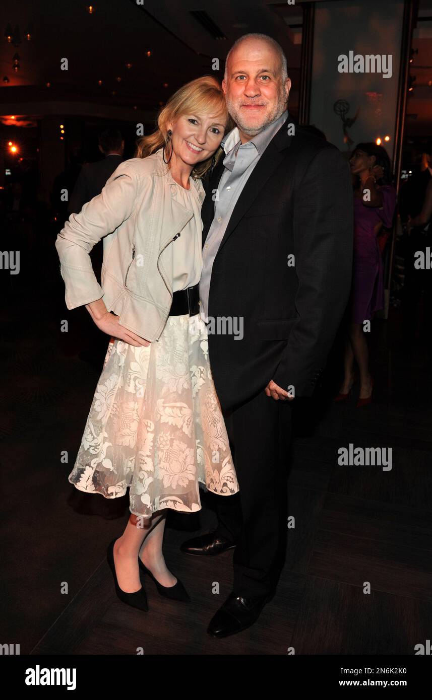 EXCLUSIVE - Chuck Saftler, right, and his wife attend the 65th ...