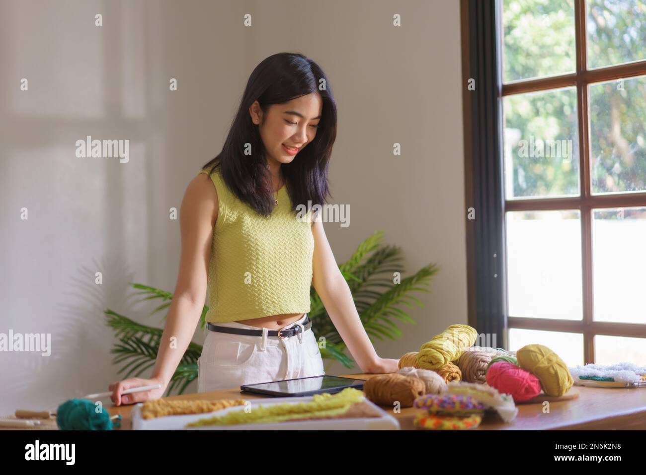 Hand embroidery concept, Women sketches to designing for handicraft ...