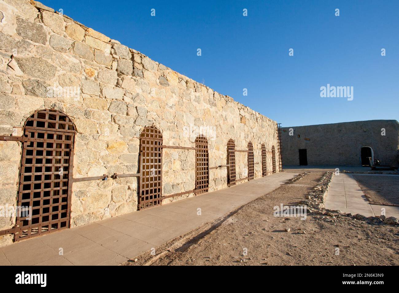 Famous Yuma territorial prison, Arizona state historic park, USA Stock ...