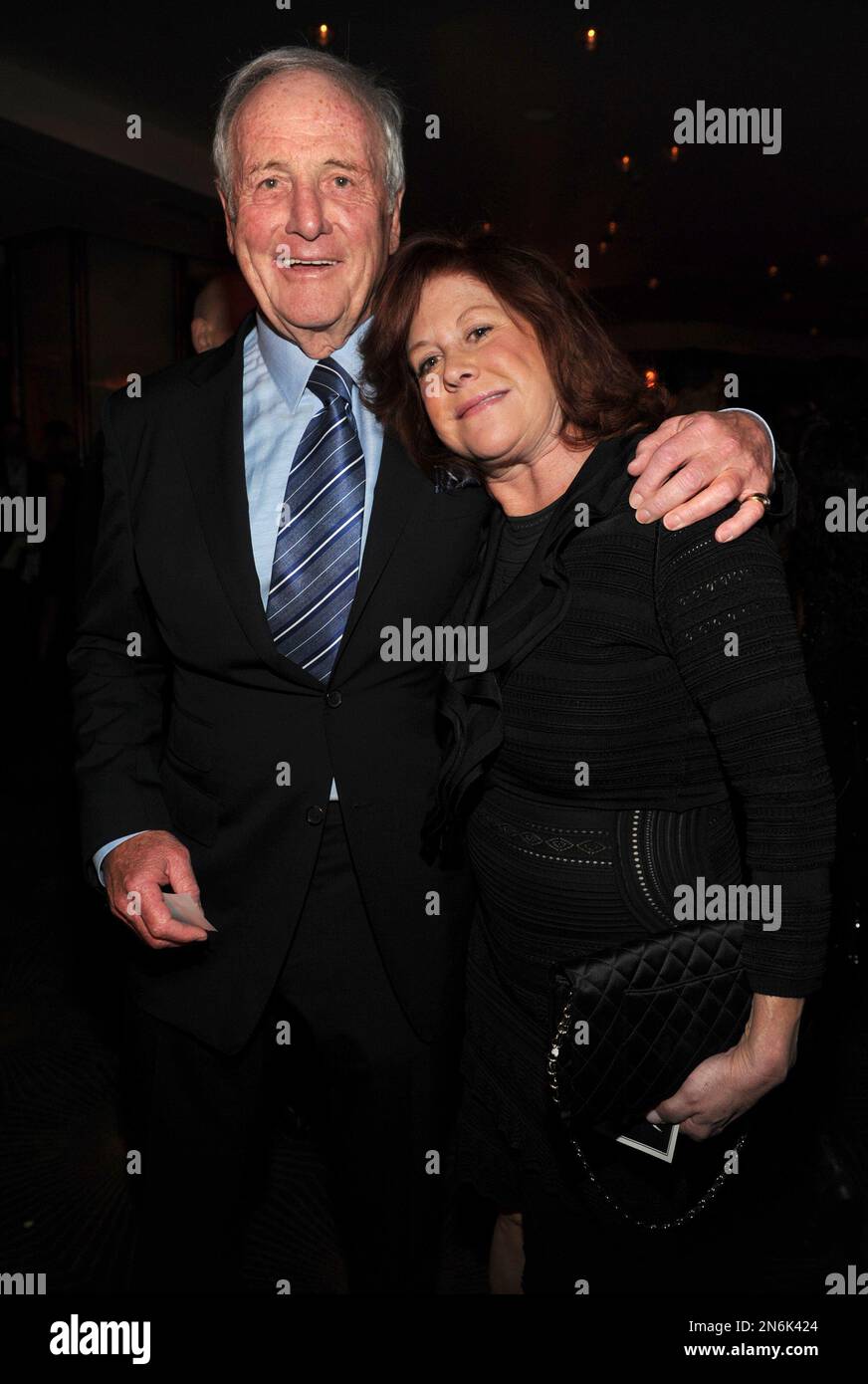 EXCLUSIVE - From left, Jerry Weintraub and Susan Ekins attend the 65th ...