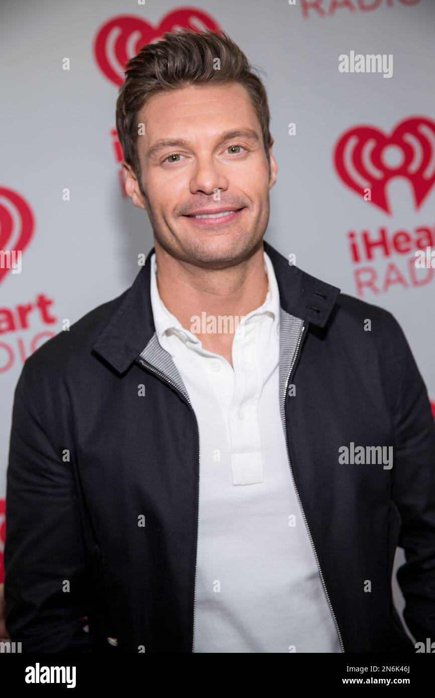 Ryan Seacrest arrives at the iHeartRadio Music Festival, Friday Sept ...