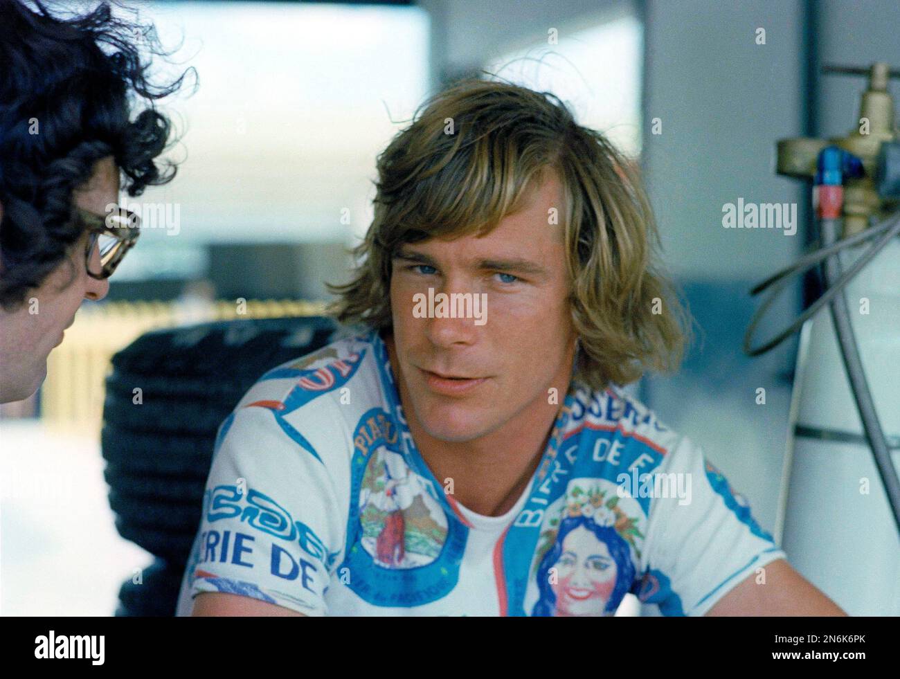 English racing car driver, James Hunt in Buenos Aires, Argentina, Jan ...