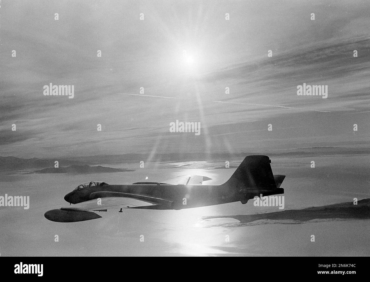 B-57 aiming for the Niagara Falls power plant and the Buffalo, N.Y ...