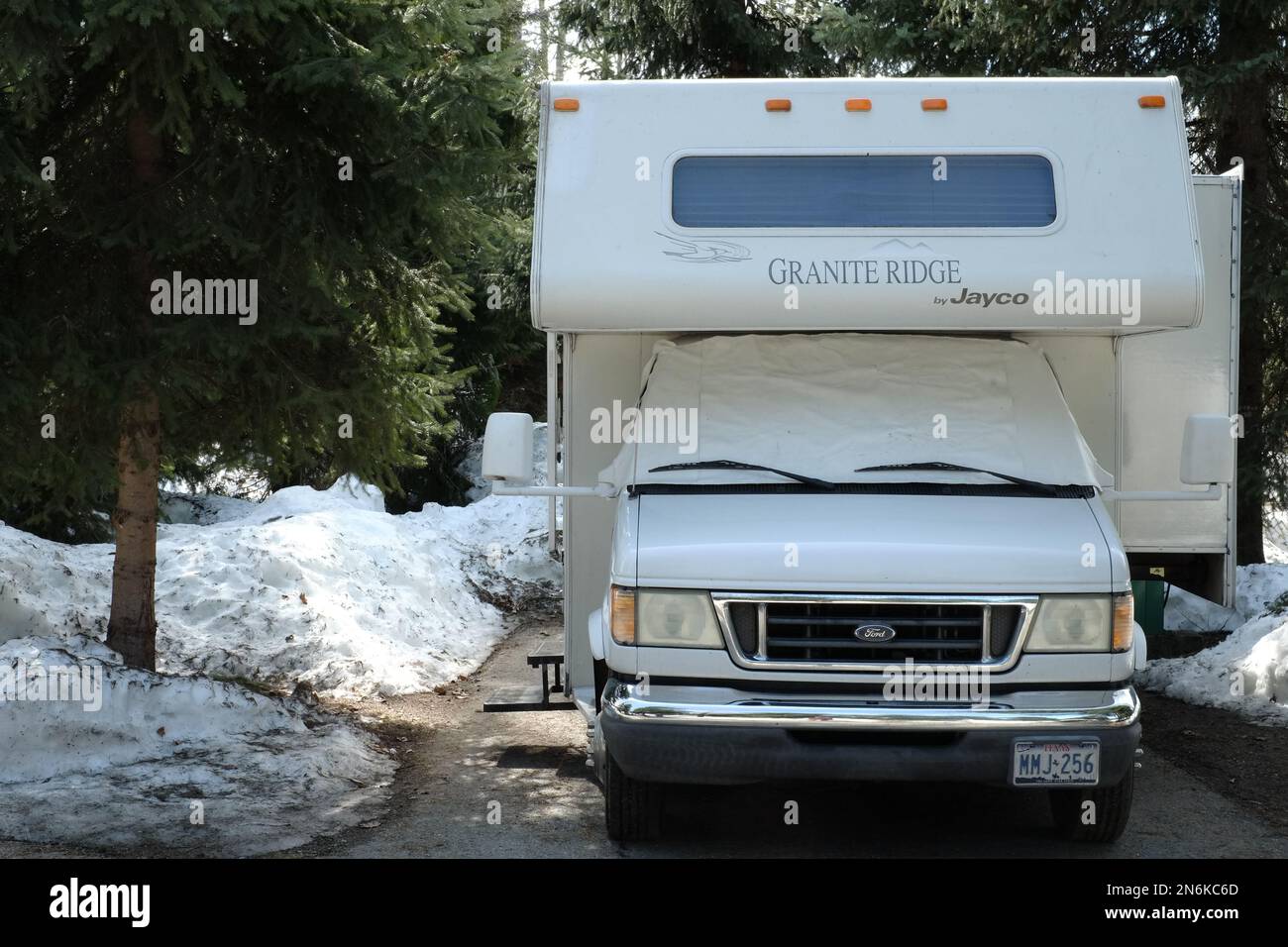 RV in Whistler, British Columbia Stock Photo - Alamy