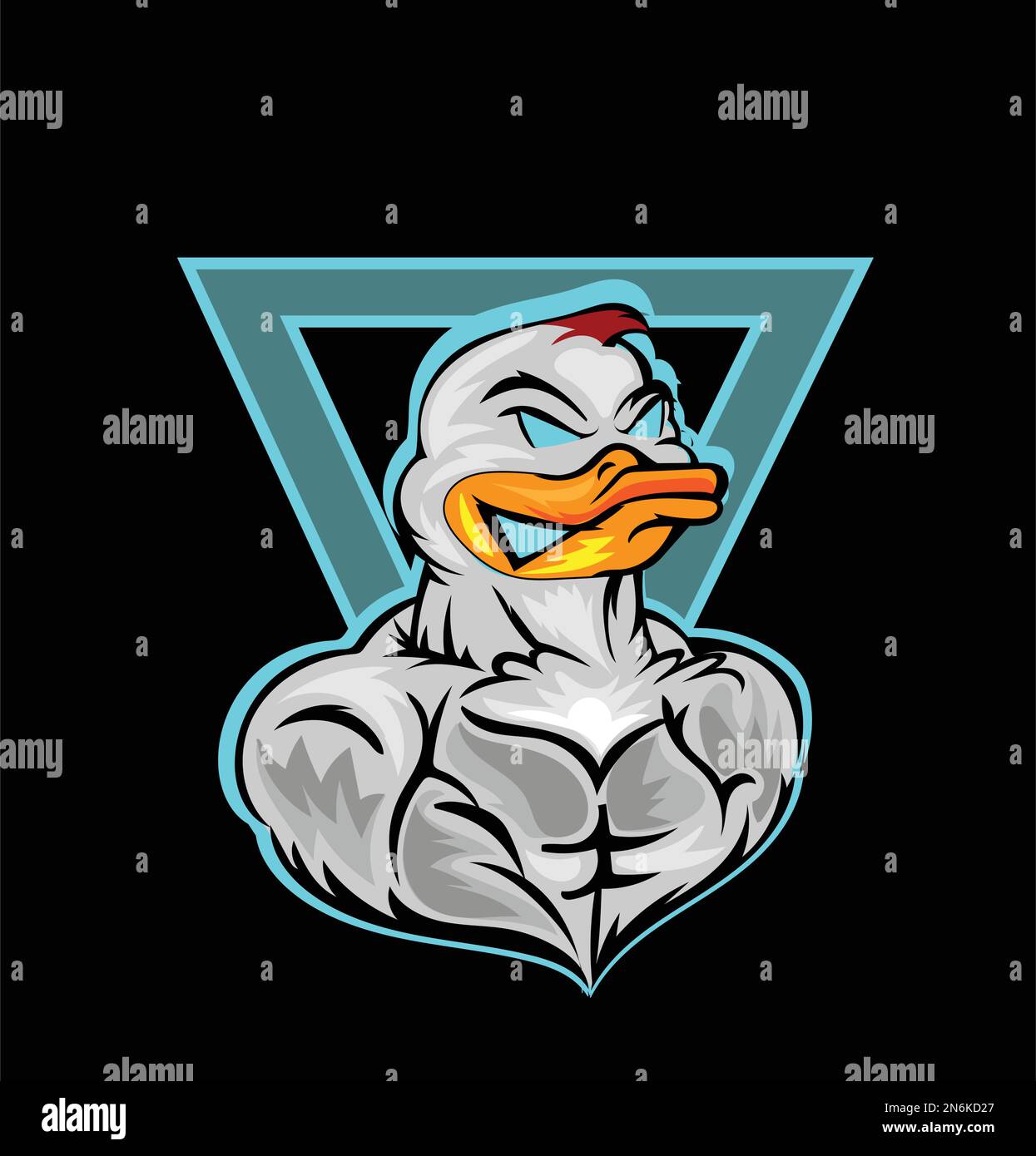 Fire duck Stock Vector Images - Alamy