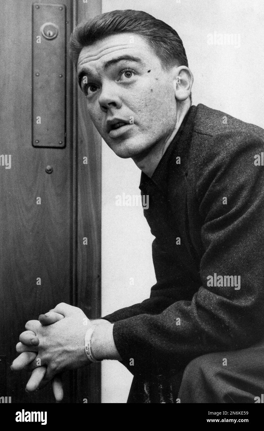 Bobby Driscoll, 24, who won an Academy Award as a child actor, appears ...