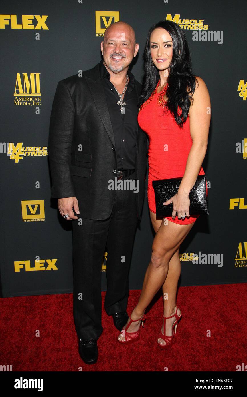 Bodybuilder Lee Thompson and Jennifer Rankin arrive at the premiere of ...