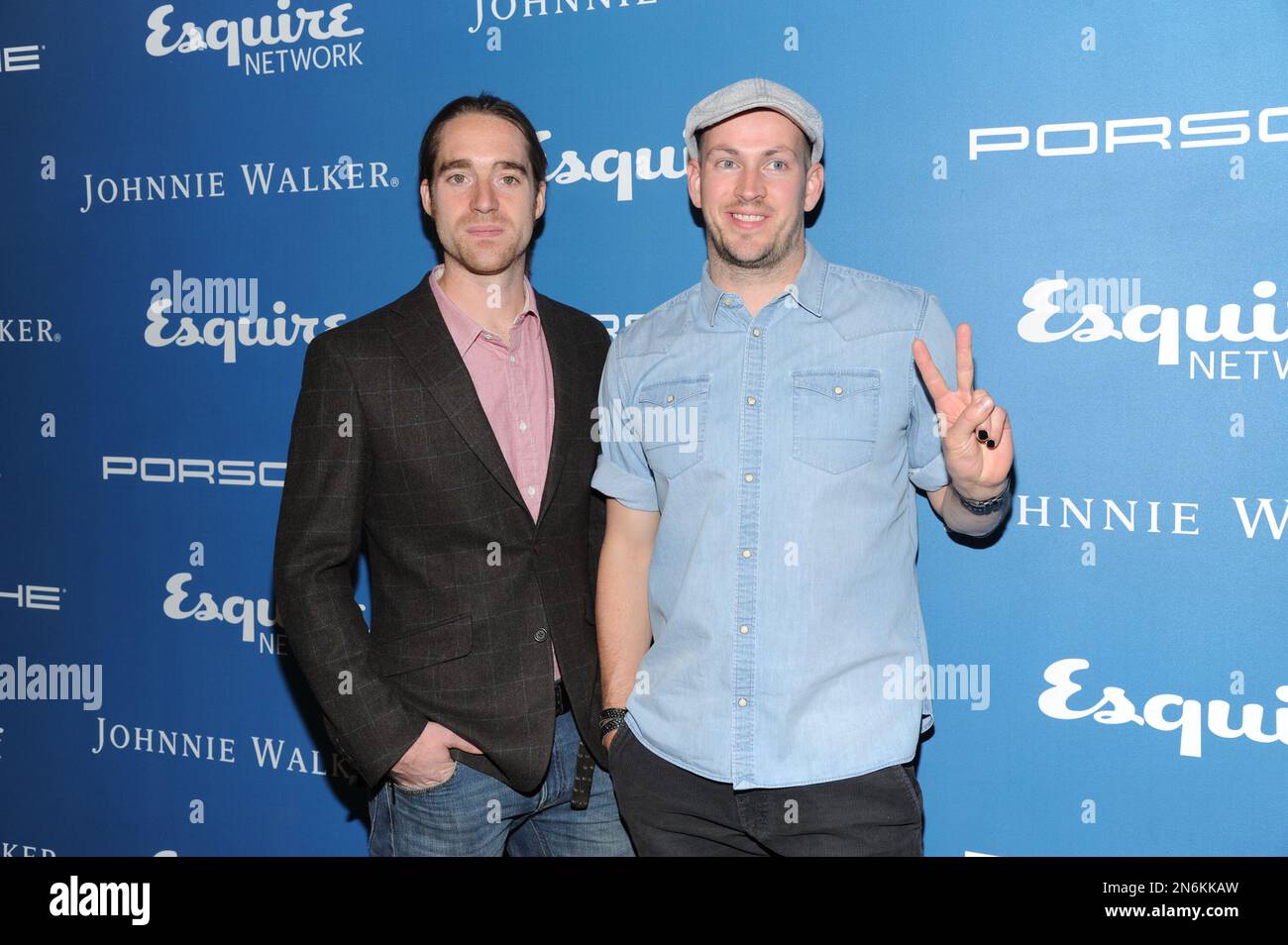 TV personalities Martin Dickie, left, and James Watt of BrewDog attend ...