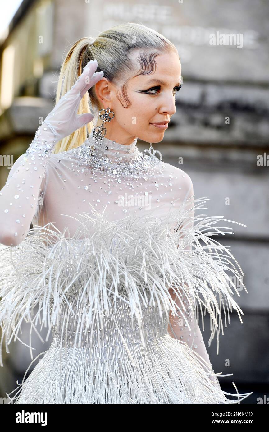 Leonie Hanne at Paris Fashion Week - Paris - France Stock Photo - Alamy