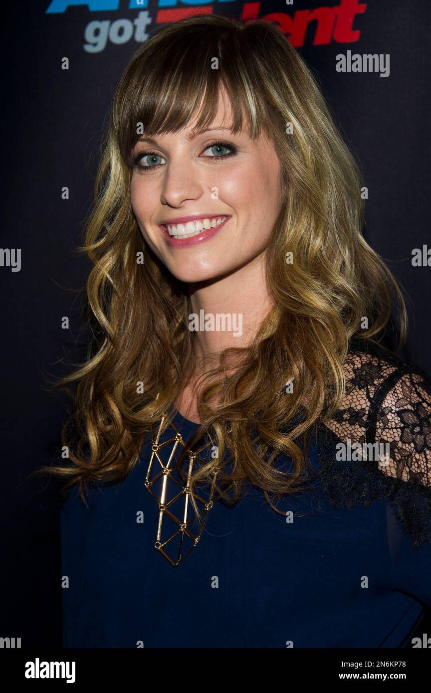 Singer Cami Bradley walks the pre-show red carpet for "America's Got ...