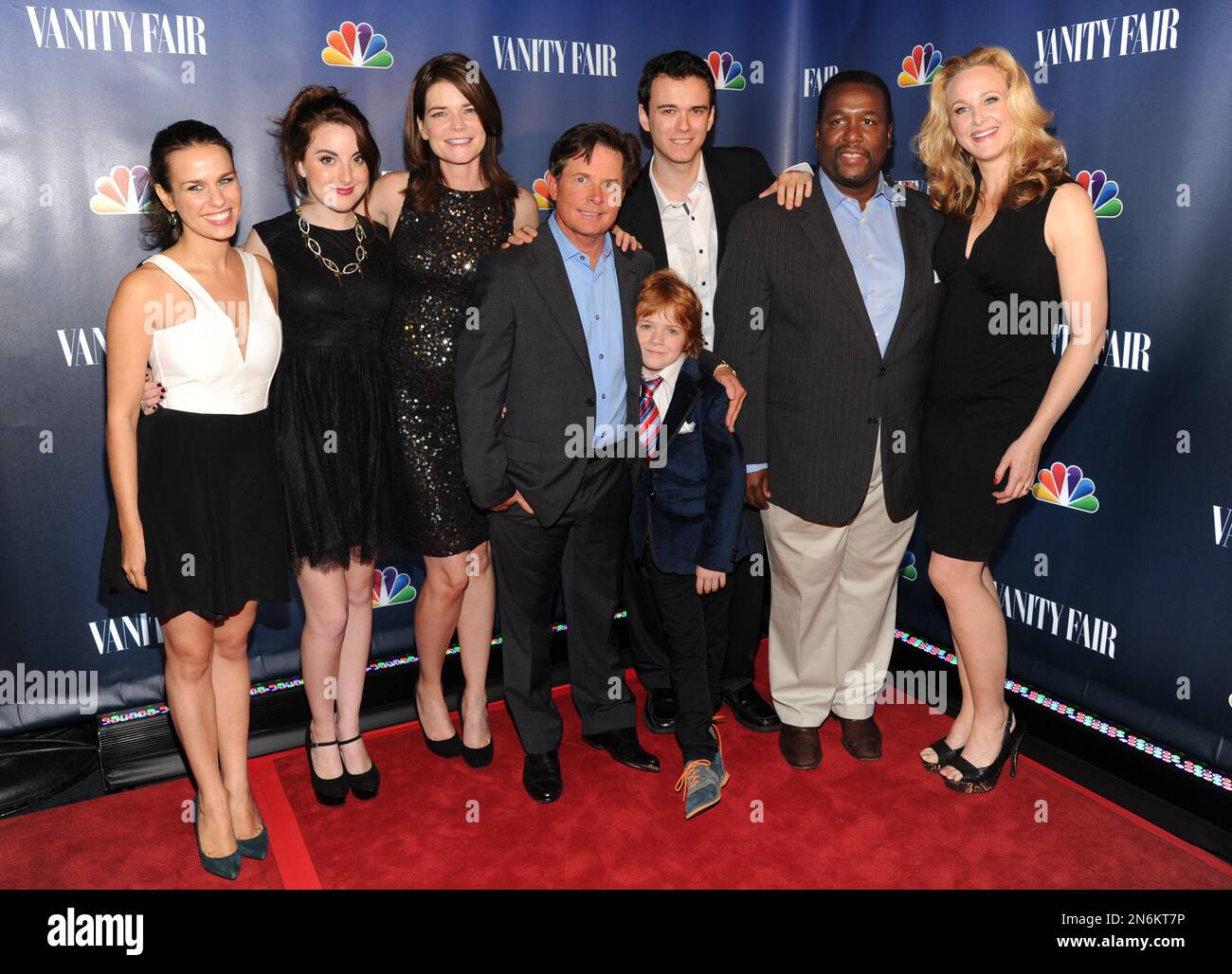 "The Michael J. Fox" cast, from left, Ana Nogueira, Juliette Goglia ...